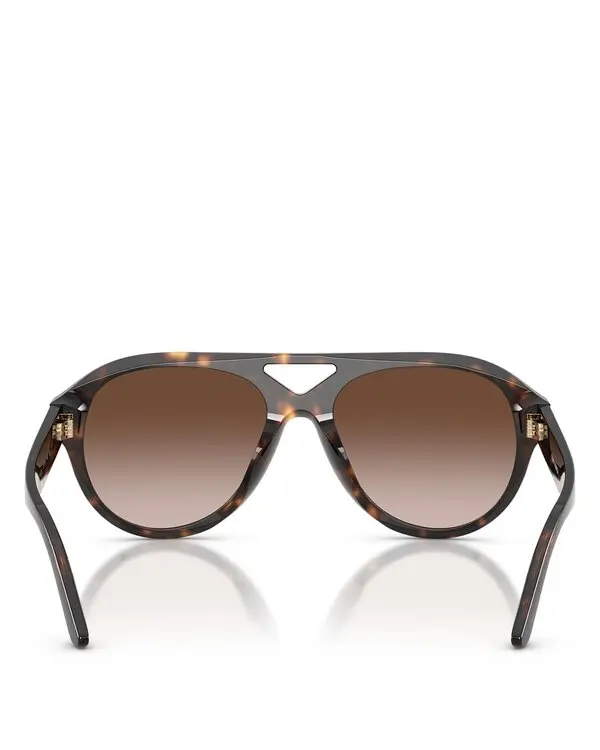 Tory Burch Aviator Sunglasses, 55mm