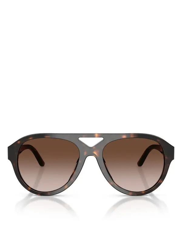 Tory Burch Aviator Sunglasses, 55mm