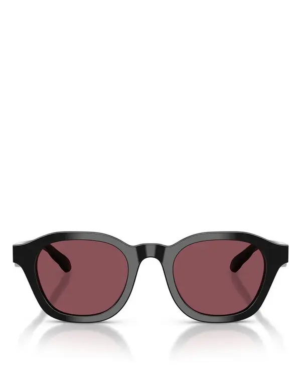 Tory Burch Round Frame Sunglasses - Black