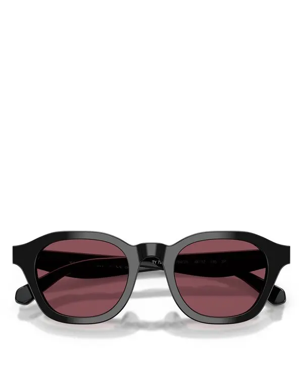 Tory Burch Round Frame Sunglasses - Black