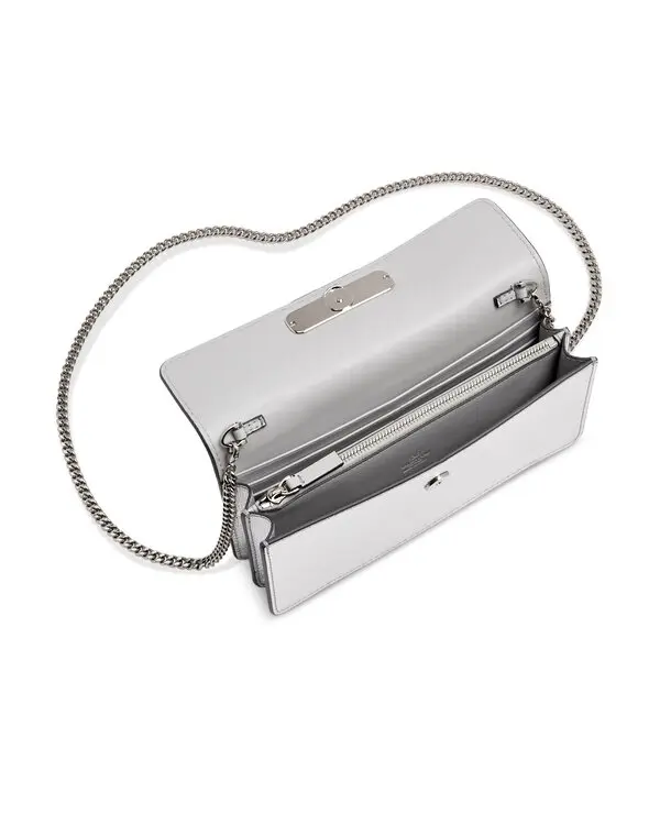 Valentino Garavani Vlogo Leather Wallet On Chain