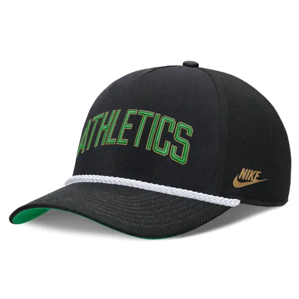 Nike Oakland Athletics Rise Mlb Adjustable Hat - Black