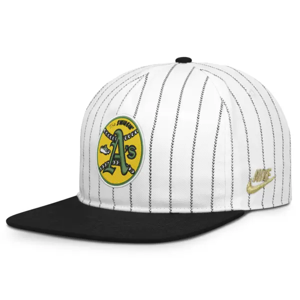 Nike Oakland Athletics Pro Mlb Adjustable Cap - White