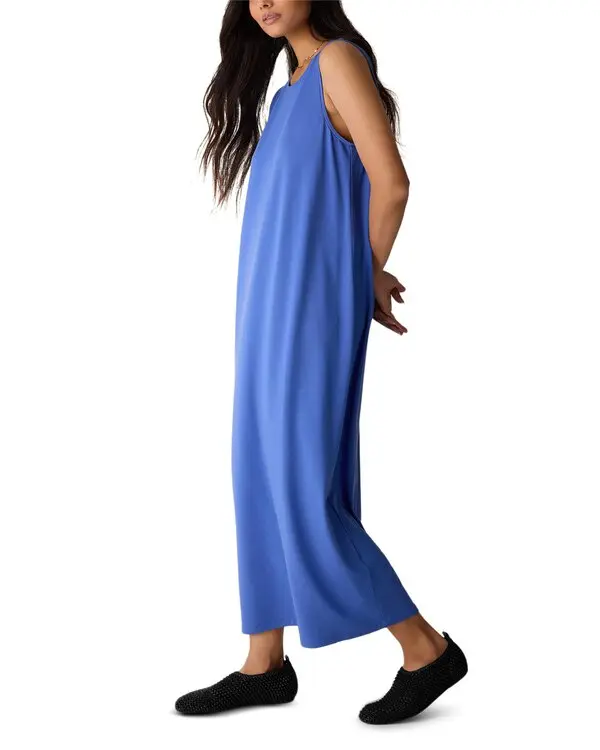 Eileen Fisher Stretch Jersey Knit Oval Dress