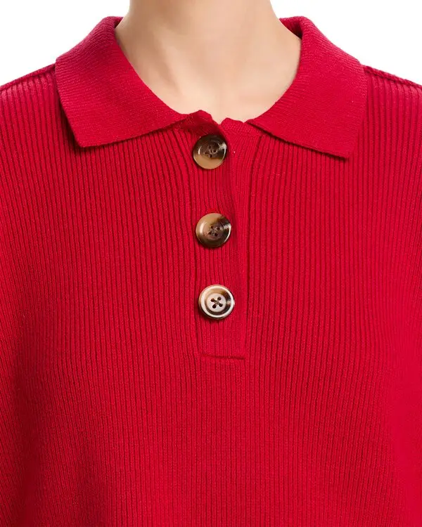 Aqua Long Sleeve Drop Shoulder Sweater