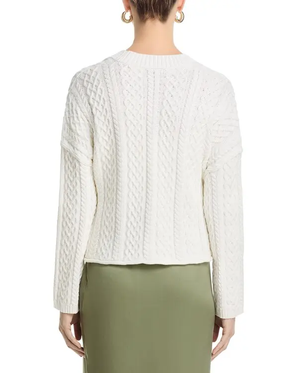 Aqua Cable Knit Cardigan
