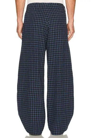 NICHOLAS DALEY Wide Leg Pleated Trousers