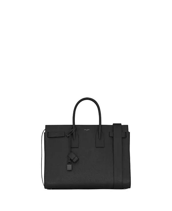 Saint Laurent Sac De Jour Large Handheld - Black