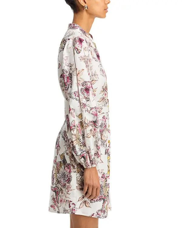 L'Agence Kiersten Floral Print Dress