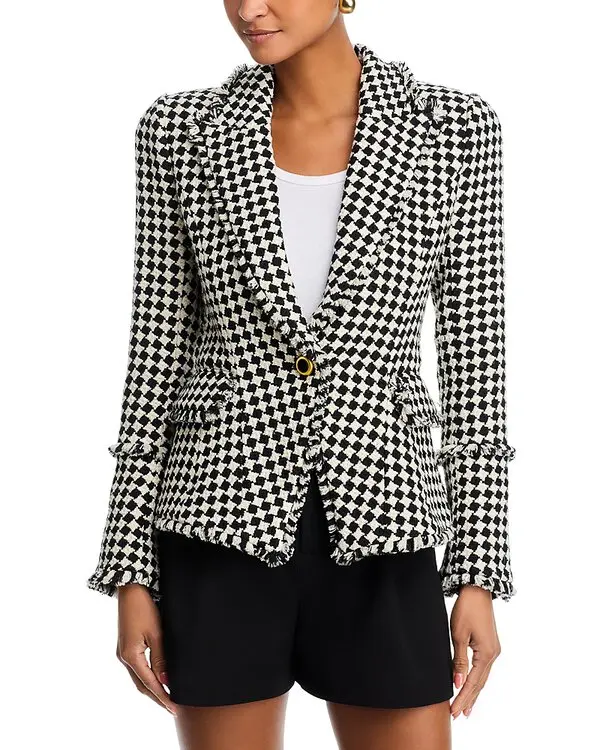 L'Agence Kaisley Blazer - Black/ivory
