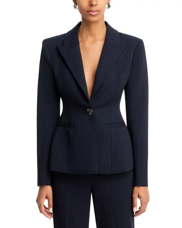 L'Agence Therese Cinched Waist Blazer
