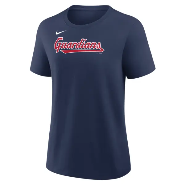Nike Cleveland Guardians Wordmark Mlb T-shirt - Blue