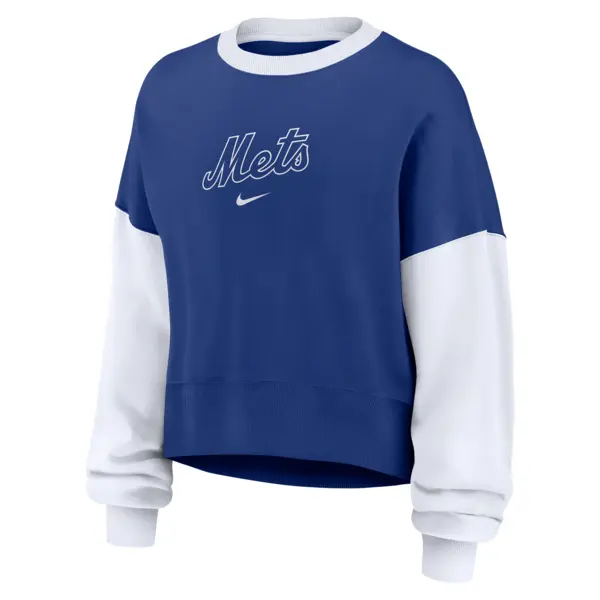 Nike New York Mets Primary Mlb Pullover Crew