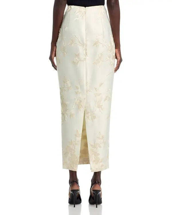 SAU LEE Sutton Embroidered Skirt