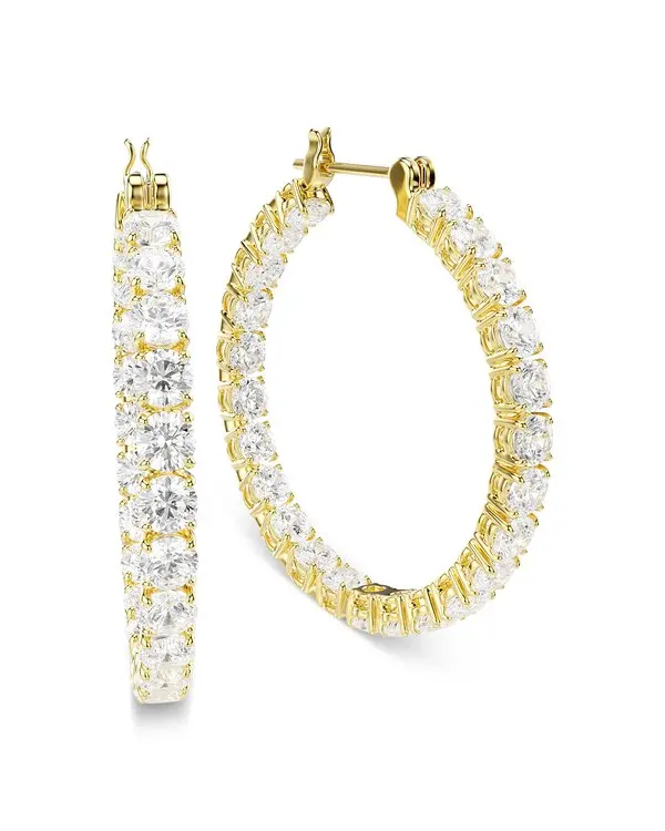 SWAROVSKI Matrix Hoop Earrings