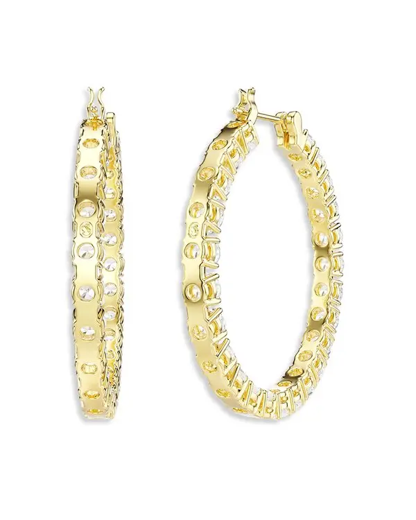 SWAROVSKI Matrix Hoop Earrings