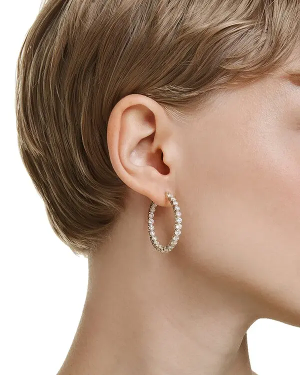 SWAROVSKI Matrix Hoop Earrings