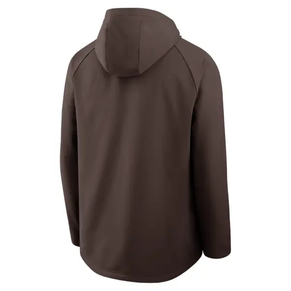 Nike San Diego Padres Authentic Collection Therma-fit Mlb Full-zip Hooded Jacket - Brown