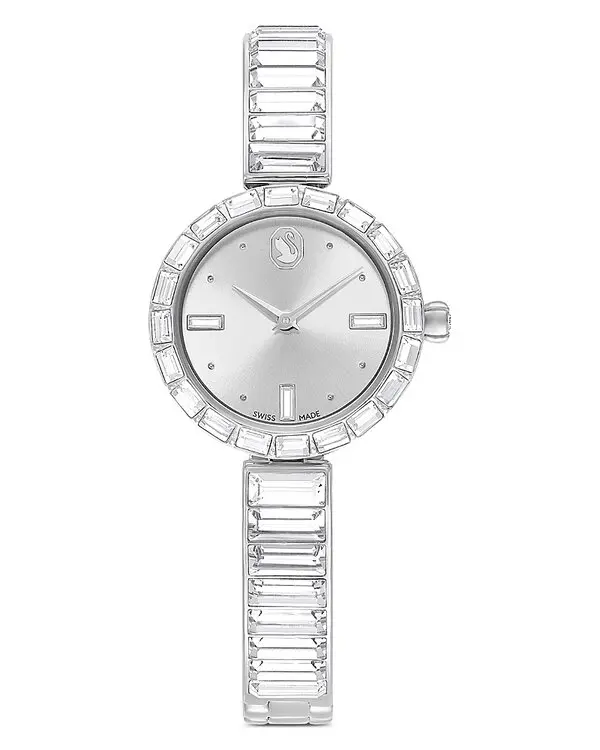 SWAROVSKI Matrix Bangle Watch, 25mm - Silver