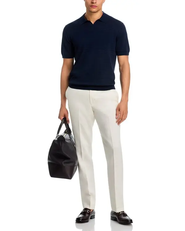 Bloomingdale'S Tonal Stripe Johnny Collar Polo