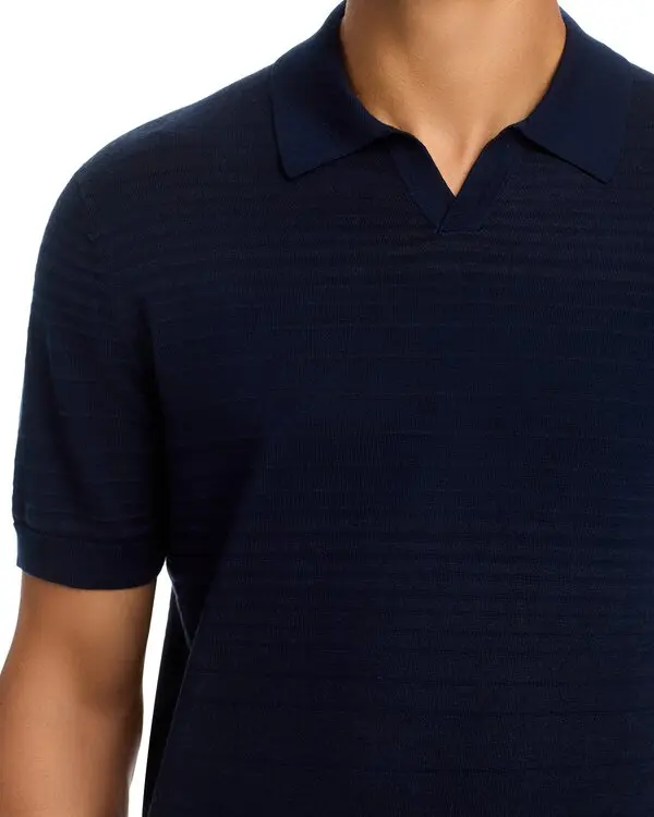 Bloomingdale'S Tonal Stripe Johnny Collar Polo