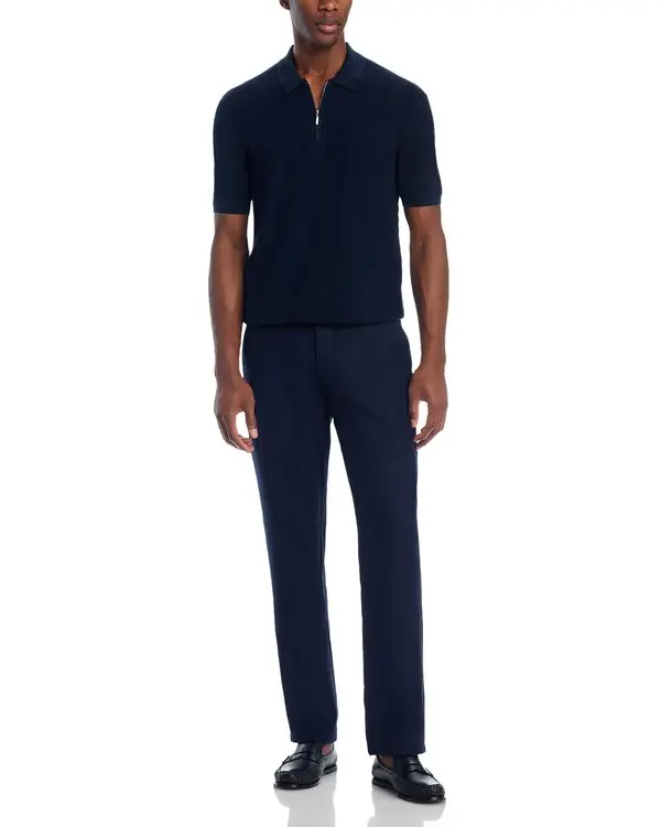 Bloomingdale'S Chevron Quarter-zip Sweater Polo