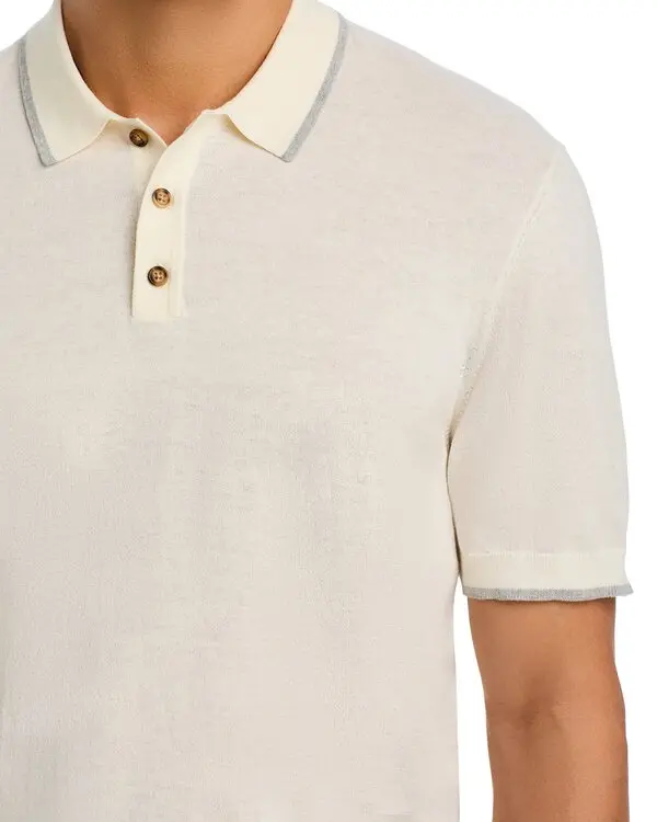Bloomingdale'S Tipped Sweater Polo