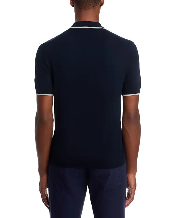 Bloomingdale'S Tipped Sweater Polo - True Navy