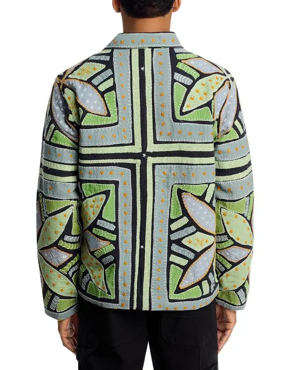 KARTIK RESEARCH Godhadi Printed Quilted Jacket