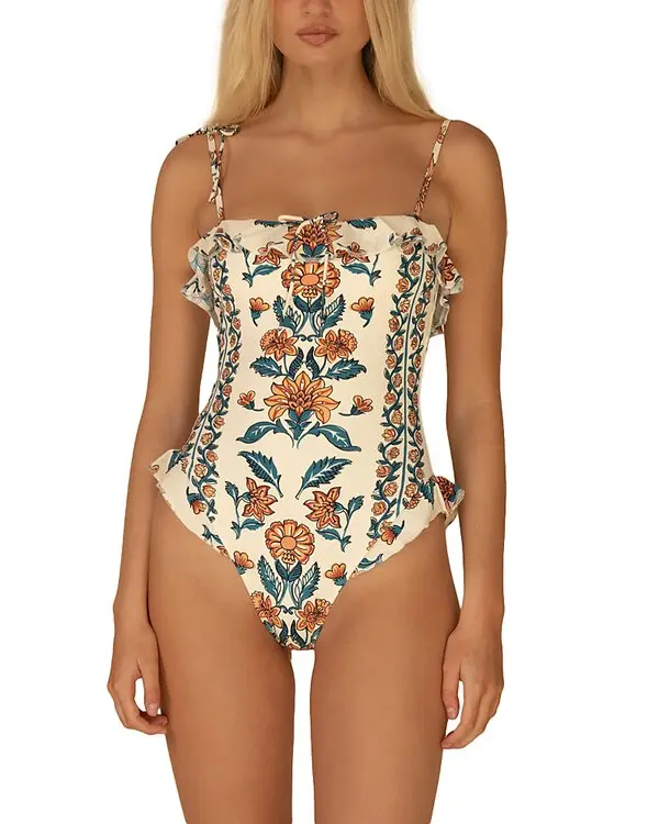 MONTCE Jacelyn Ruffle One Piece Swimsuit - Winona Floral