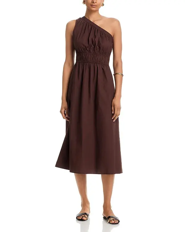 Rails Selani One Shoulder Dress - Espresso