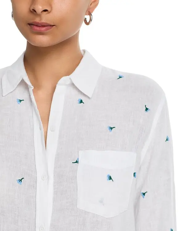 Rails Charli Embroidered Button Front Shirt