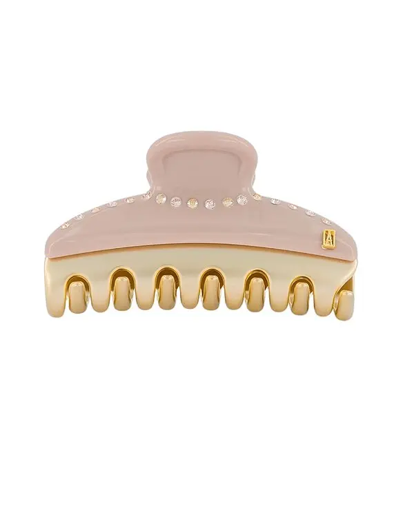 Alexandre De Paris Vendome Strass Hair Clip - Beige