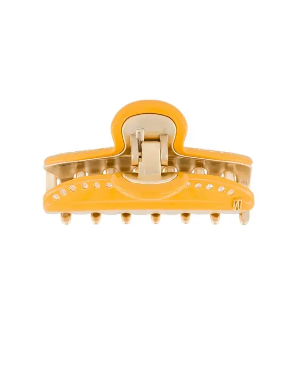 Alexandre De Paris Vendome Strass Hair Clip - Yellow