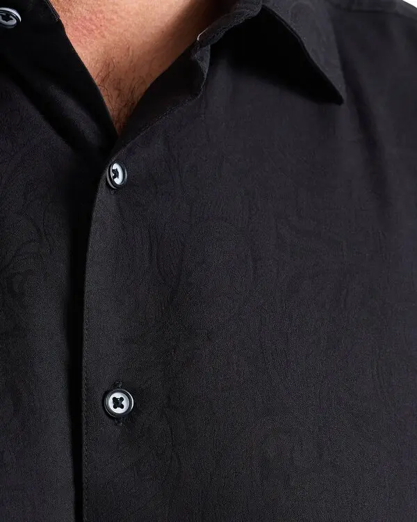 Robert Graham Hudson Long Sleeve Woven Shirt - Black
