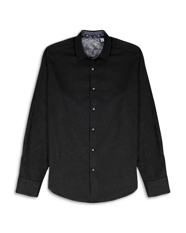 Robert Graham Hudson Long Sleeve Woven Shirt - Black