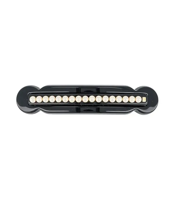 Alexandre De Paris Lineature Pearls Acetate Barrette - Black