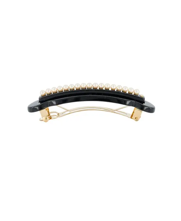 Alexandre De Paris Lineature Pearls Acetate Barrette
