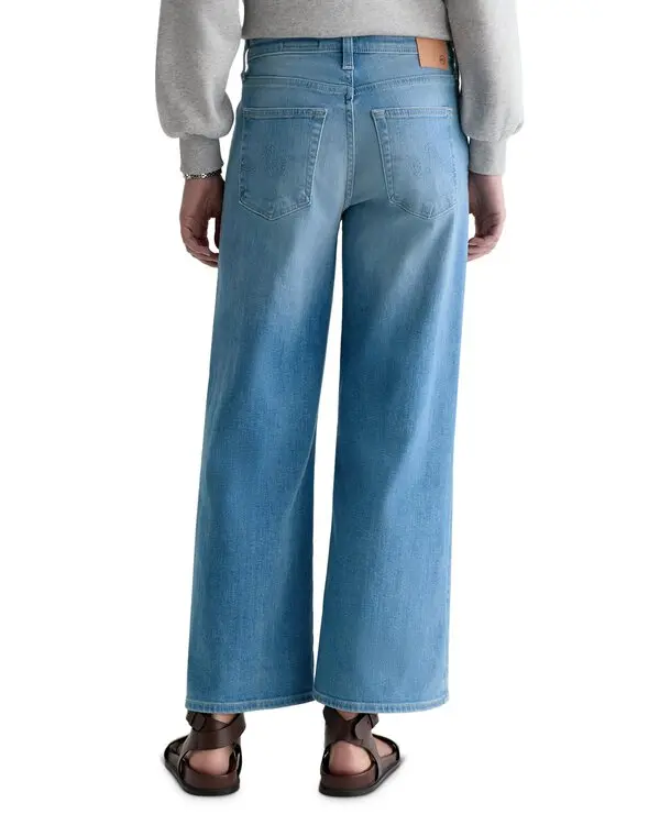 Ag Saige Mid Rise Wide Leg Ankle Jeans - Expedition