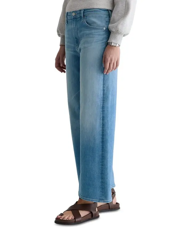 Ag Saige Mid Rise Wide Leg Ankle Jeans - Expedition