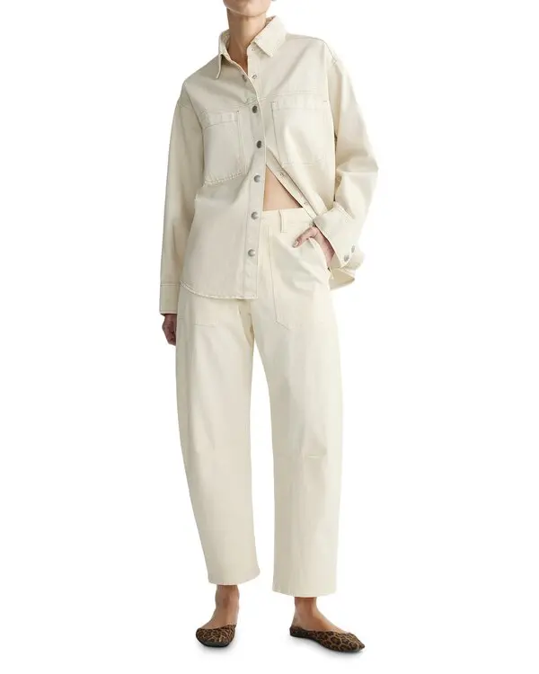 DL1961 Addison Overshirt Cotton - Ecru