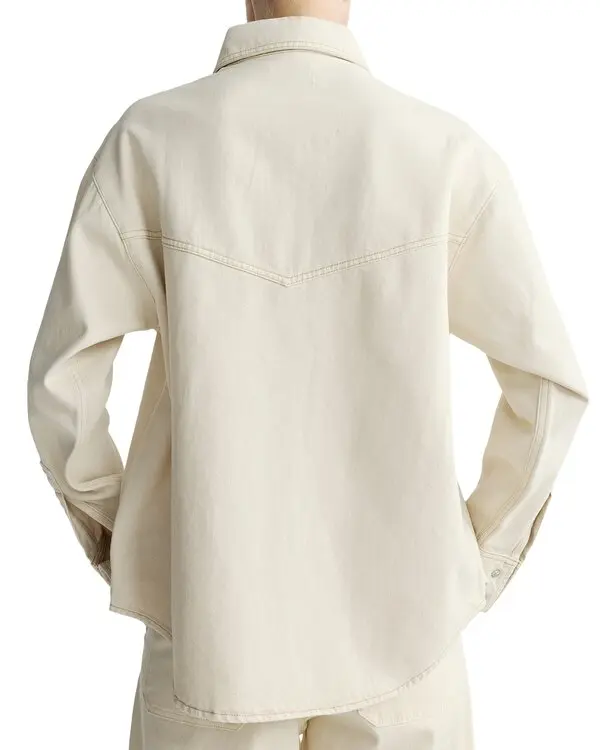 DL1961 Addison Overshirt Cotton - Ecru