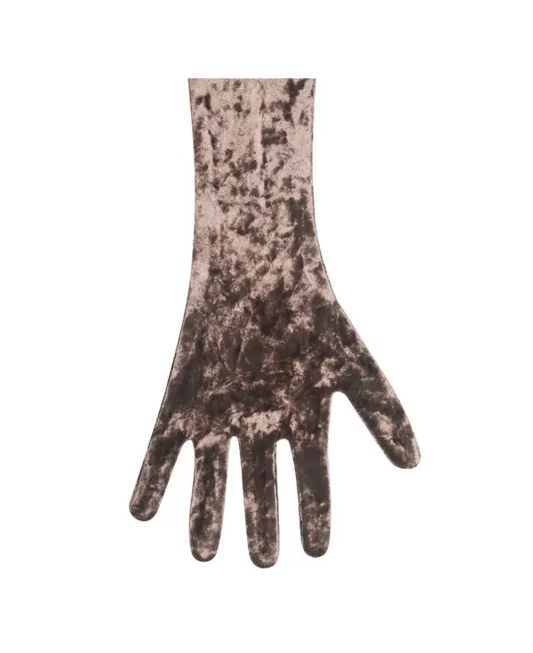 MISS CIRCLE NEW YORK Tess Velvet Opera Gloves