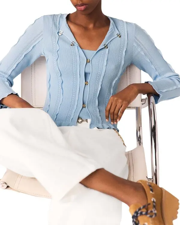 Maje Madeline 2 In 1 Cardigan