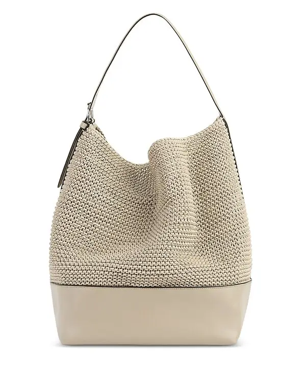 TOTEME Woven Leather Tote Bag - Light Beige