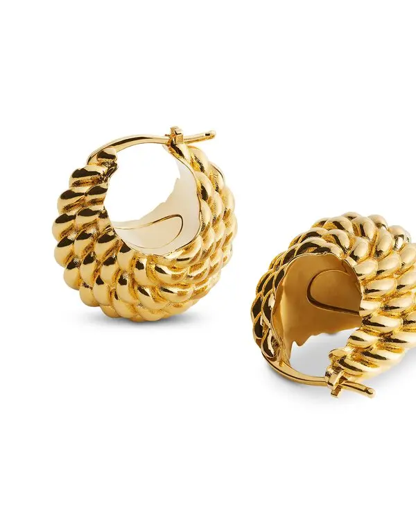 TOTEME Rope Hoop Earrings