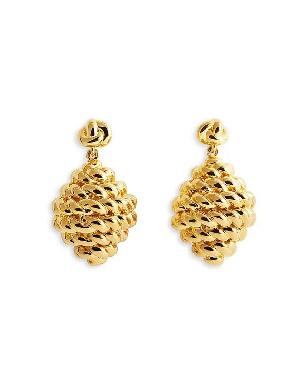 TOTEME Rope Drop Earrings - Gold