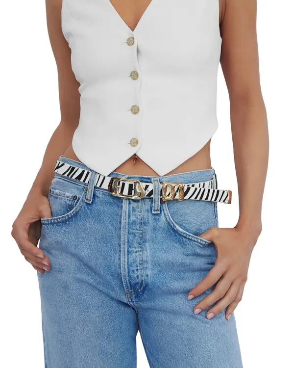 Ettika Calf Hair Belt