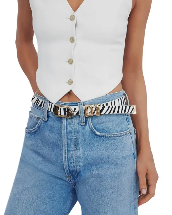 Ettika Calf Hair Belt