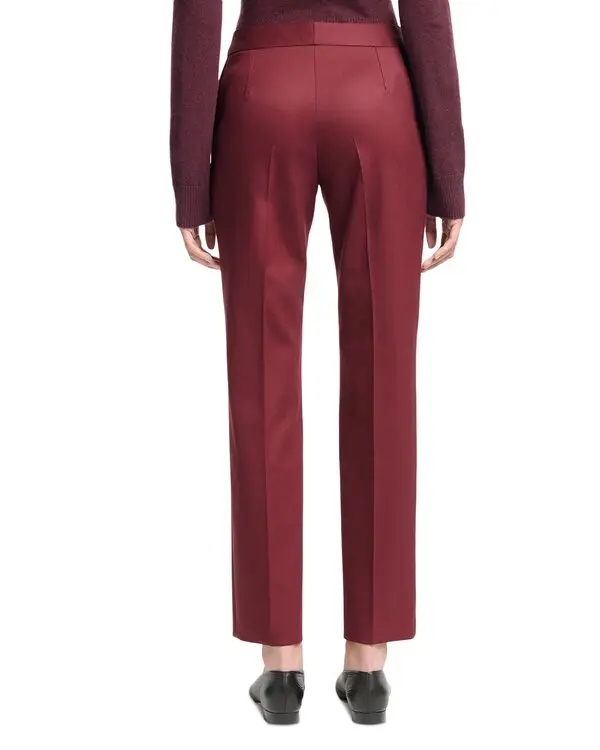Altuzarra Todd Wool Blend Pants - Maroon